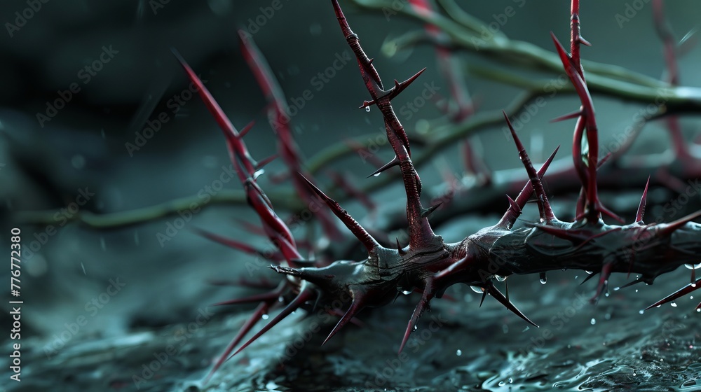 Inverted Crown of Thorns: Symbolizing Jesus' Sacrifice and Triumph ...