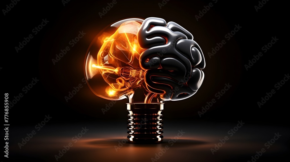 Innovative Fusion of Brain and Illumination A Visually Captivating ...