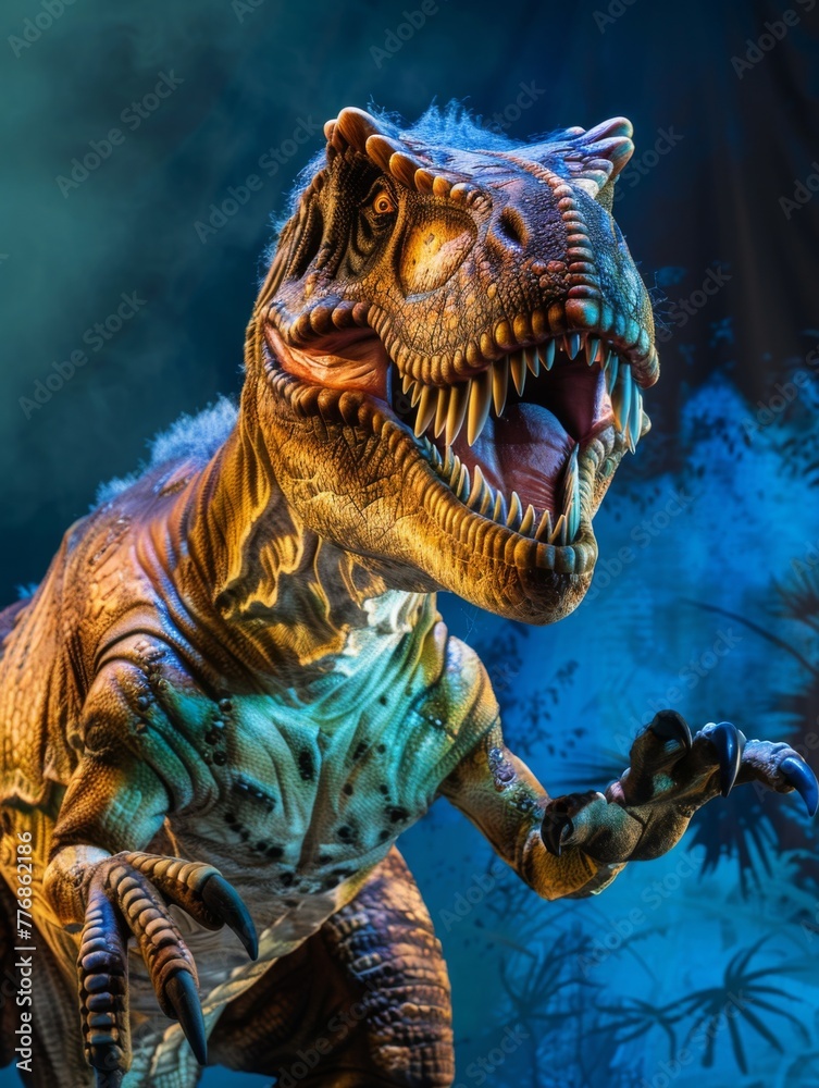 Fluffy T-Rex. A Feathered Fierce Friend. With its soft downy feathers ...