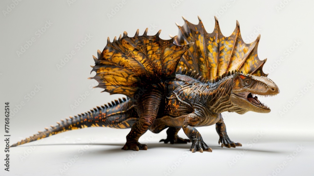 Capturing the essence of prehistoric life, this studio-lit image ...