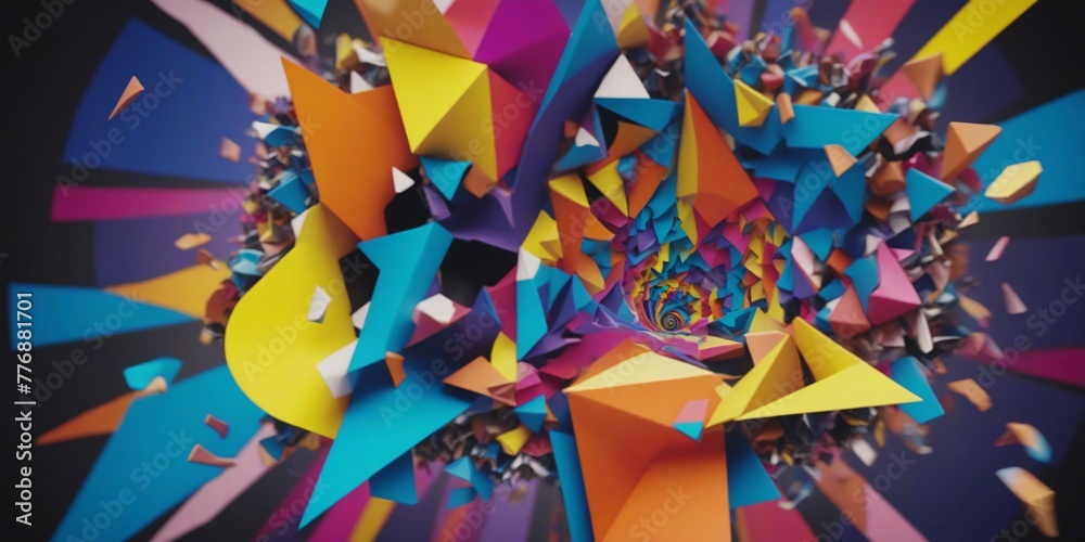 Musical Notes on the Move. A vibrant display of colorful musical notes ...