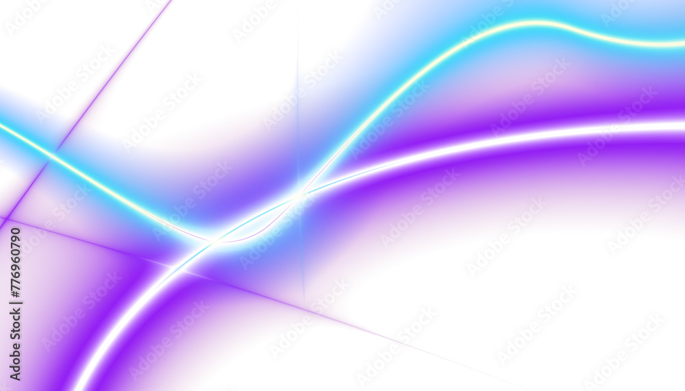 Energy lines with transparent gradient background. Elegant rainbow ...