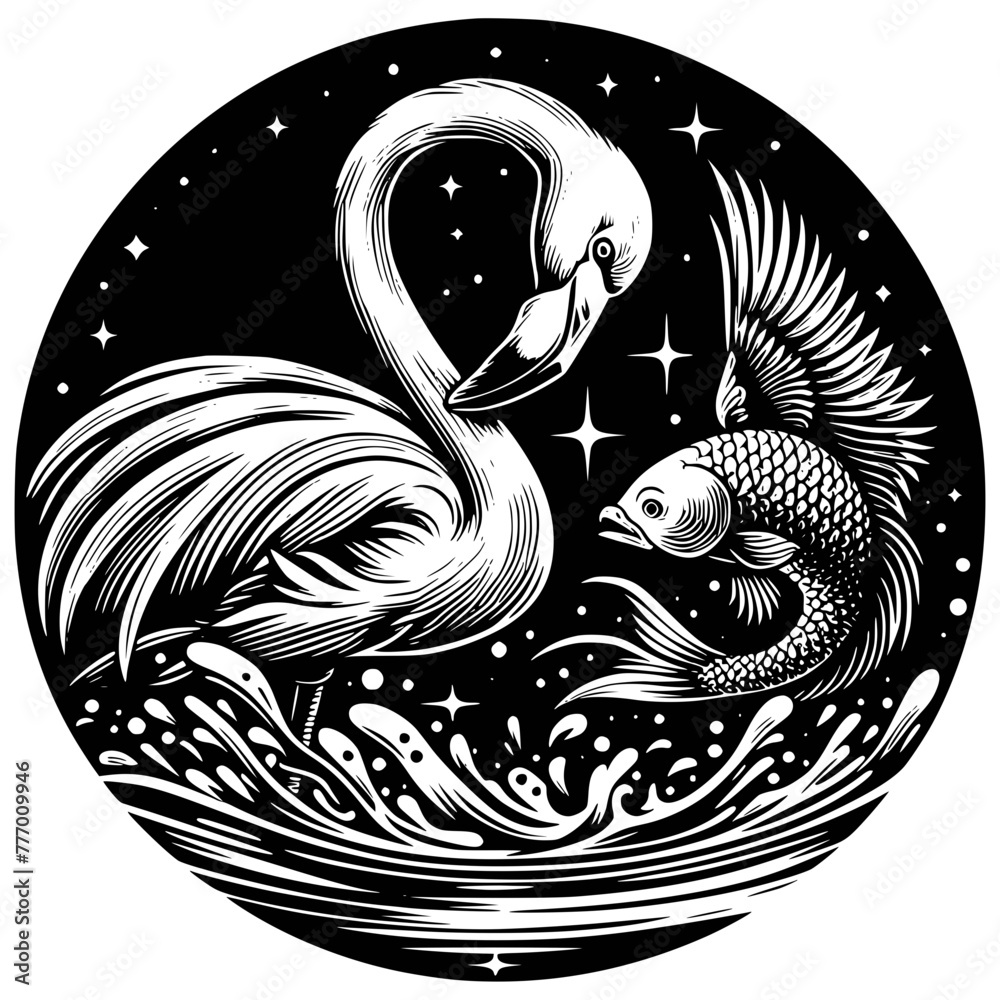 Flamingo Scene Flamingo Lake Svg Flamingo Scene Svg Flamingo Svg Flamingo Print Png