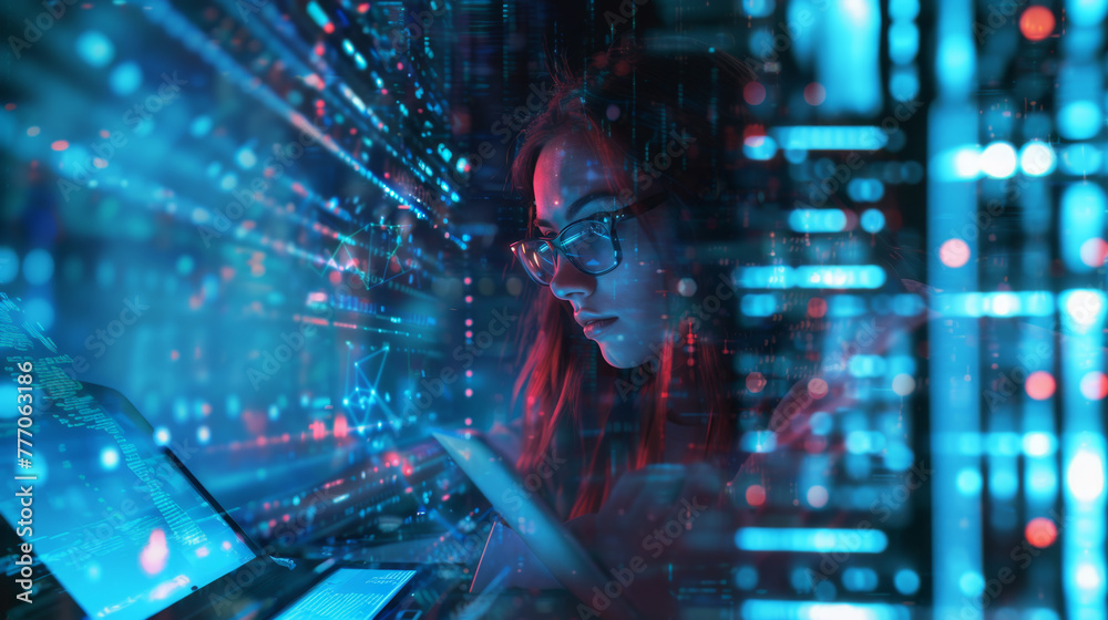 Software and holograms help the programmer to create new digital ...