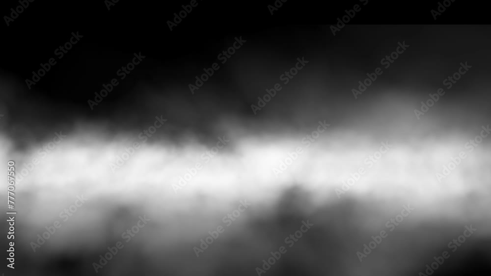 White Vapor Animation Realistic.steam Smoke Animation On Transparent ...