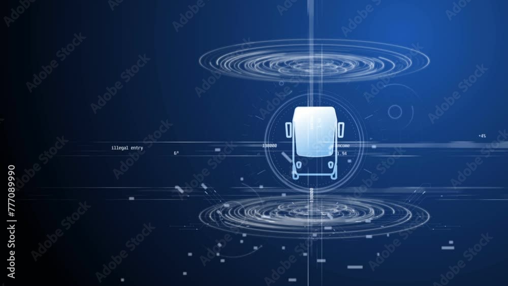 Digital animated technology background with analytical graphs and ...