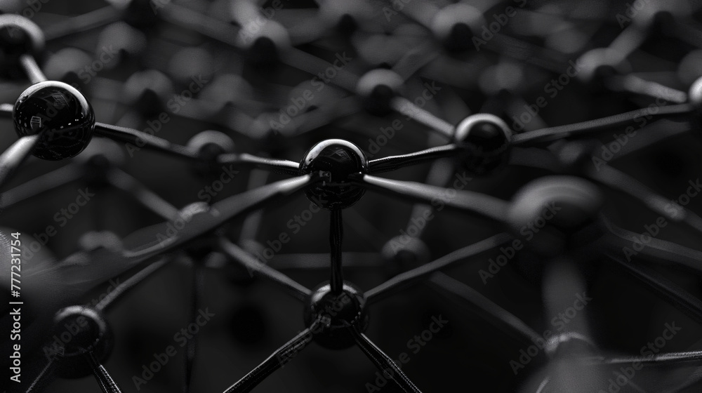 3D carbon atom molecular structure concept map Stock Photo | Adobe Stock