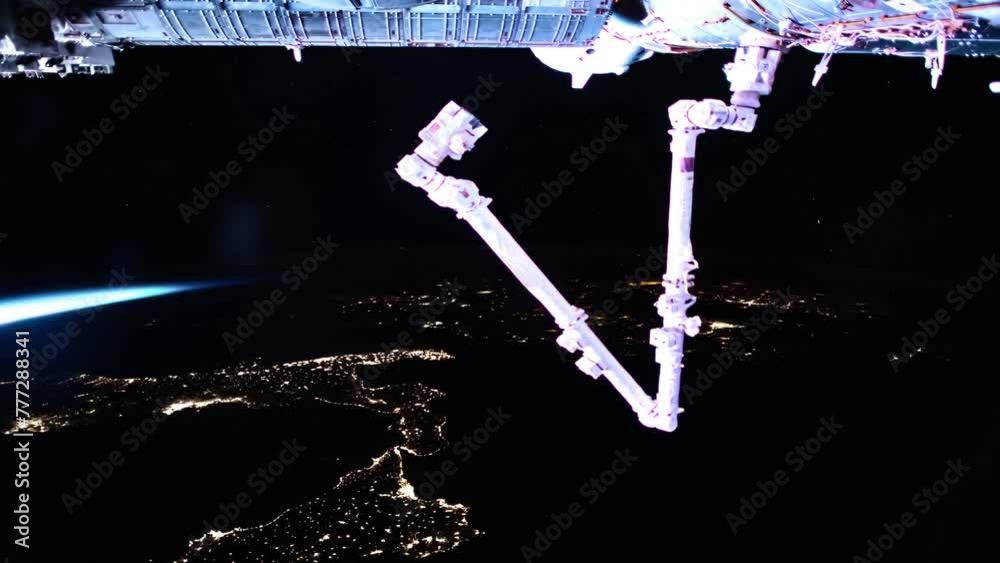 Earth from space. Time lapse of over the Earth seen from the ...