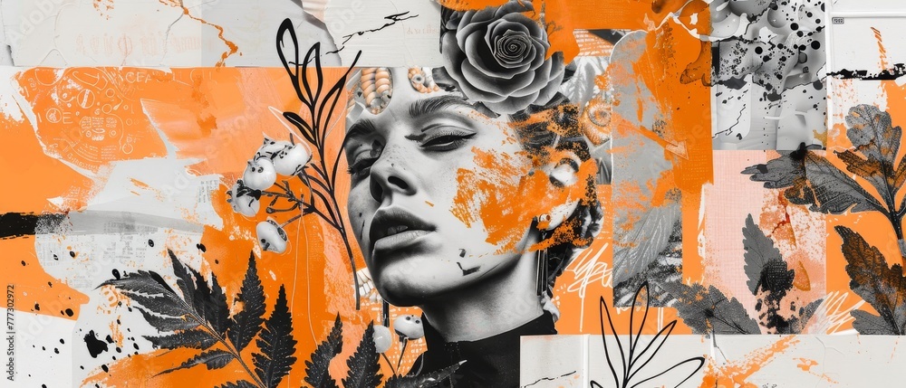 This template is for an Instagram post about a rave party. It has ...