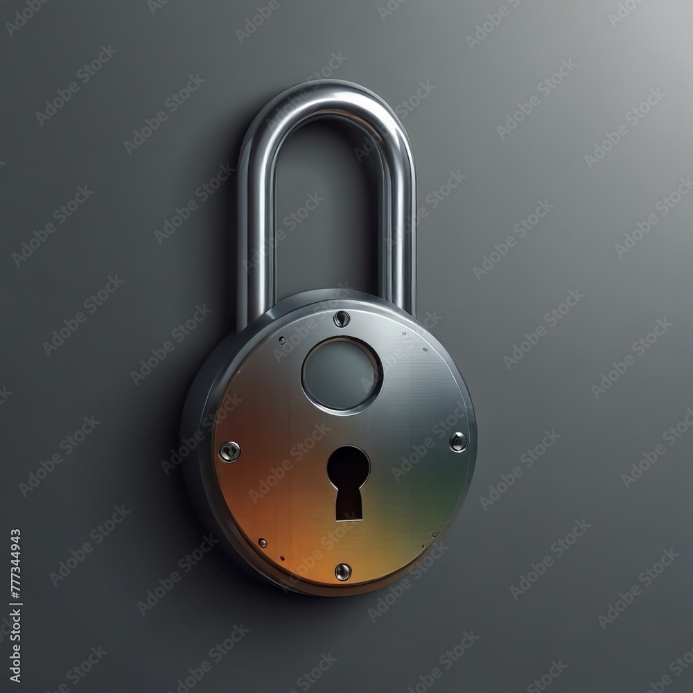 laptop and password. Security concept. abstract low poly wireframe mesh ...