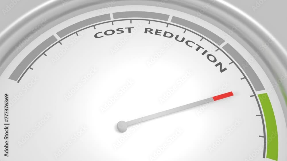 Costs reduction concept. Business finance optimisation strategy economy ...
