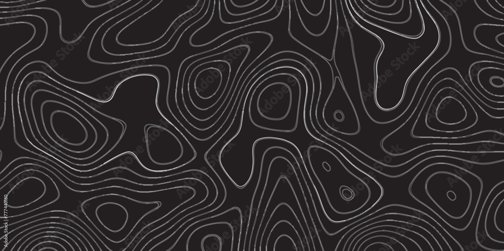 Modern Topographic map terrain texture and landscape grid abstract ...