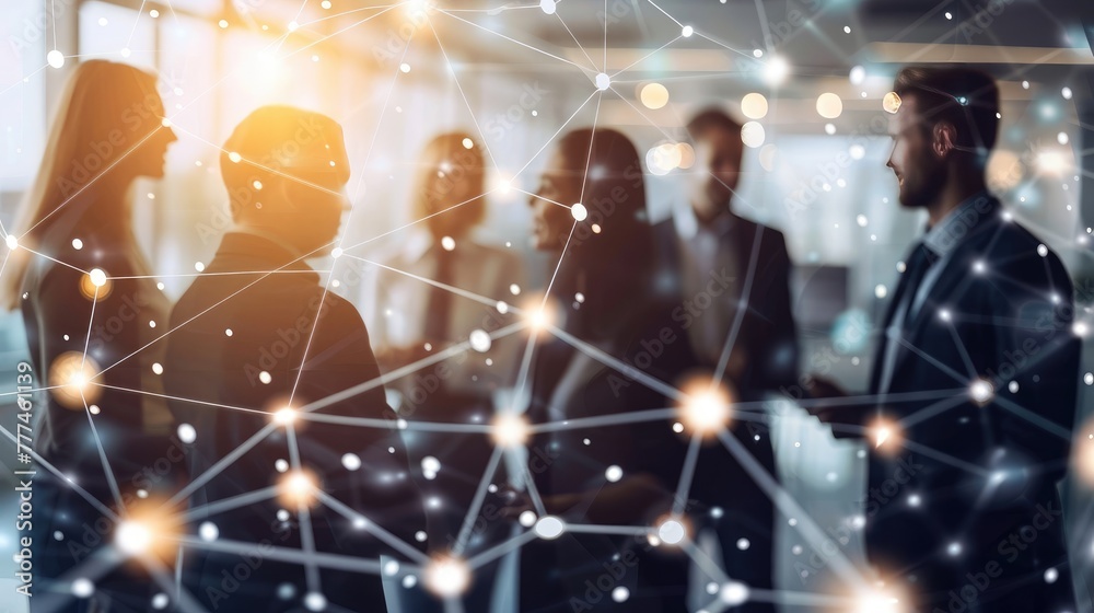 Human Resource Network Structure Interaction, Corporate Executives with ...