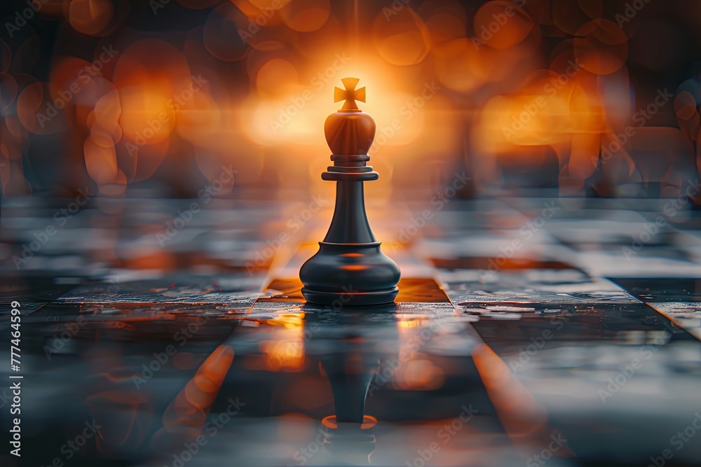 pawn reaching the other side of the board, transformed into a queen ...