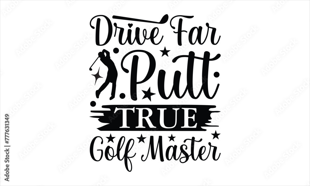 Vetor de Drive Far Putt True Golf Master - Game Svg, Video Game Svg Dxf ...