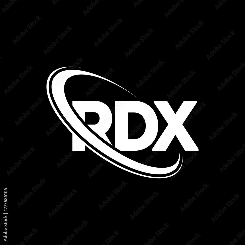 RDX logo. RDX letter. RDX letter logo design. Initials RDX logo linked ...