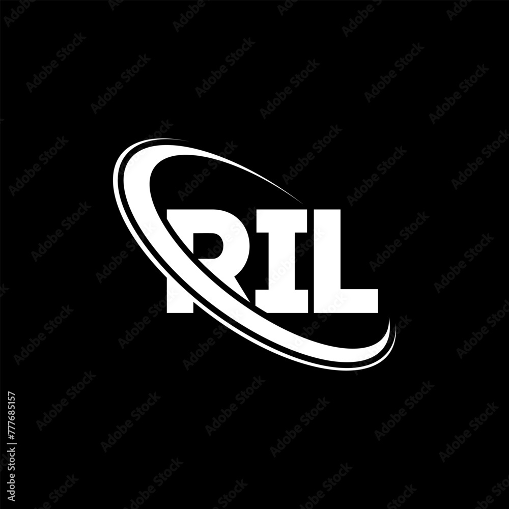 RIL logo. RIL letter. RIL letter logo design. Initials RIL logo linked ...