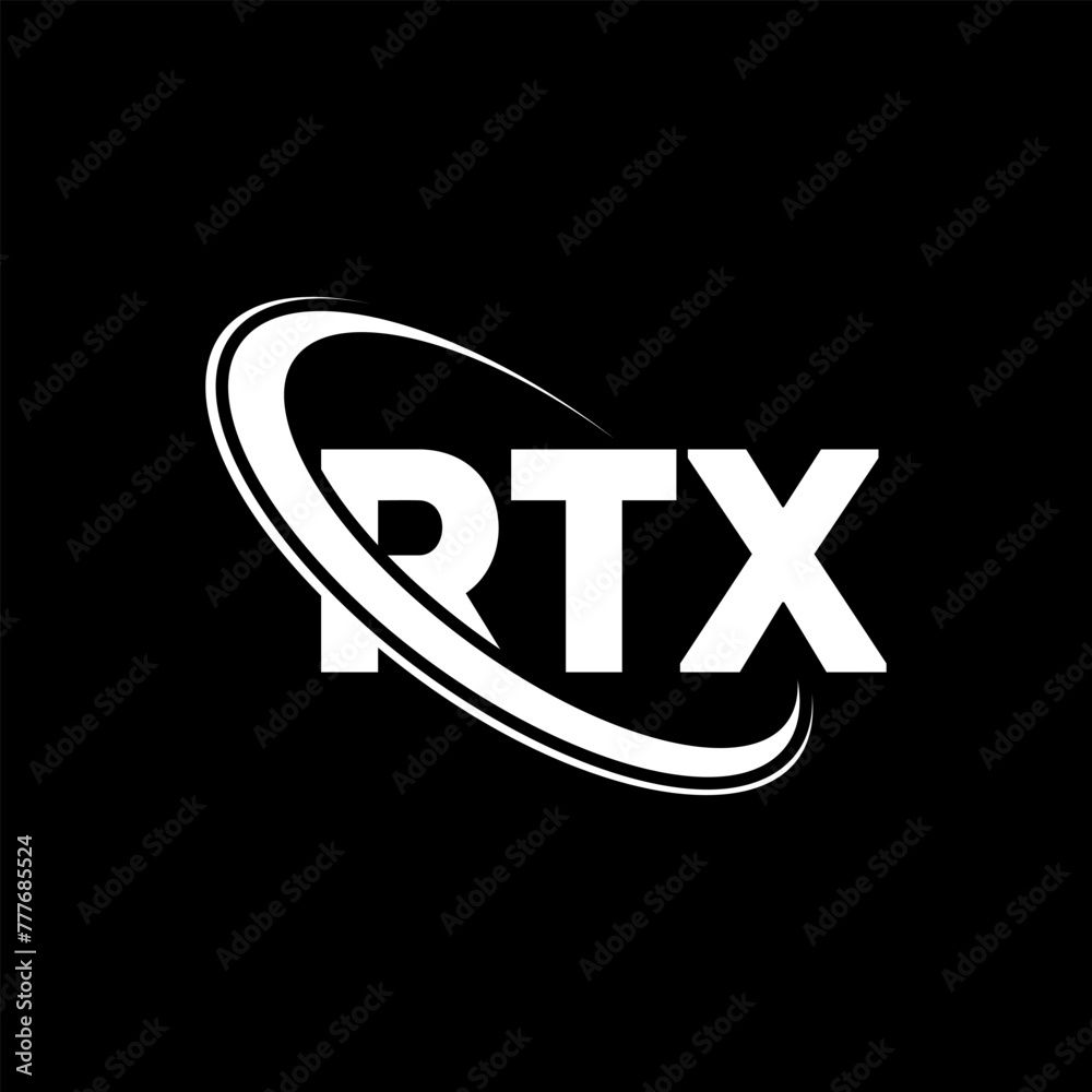 RTX logo. RTX letter. RTX letter logo design. Initials RTX logo linked ...