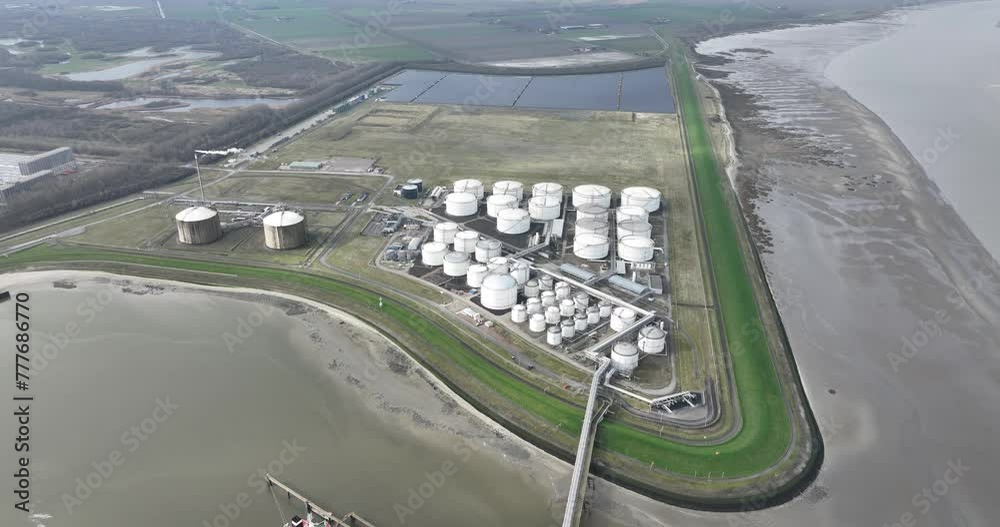 Tank terminal of Terneuzen, Bulk energy and chemical products are ...