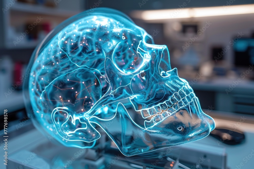 3D imaging technology used in plastic surgery planning, offering a ...