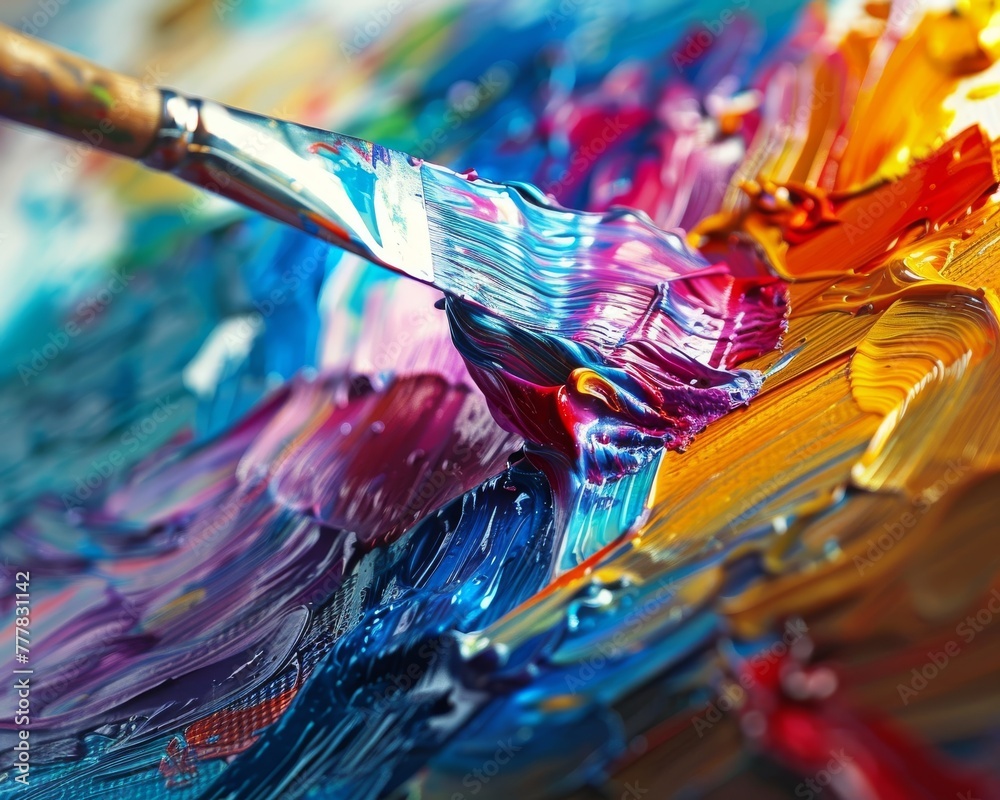Immerse yourself in the world of abstract art with a detailed image of ...