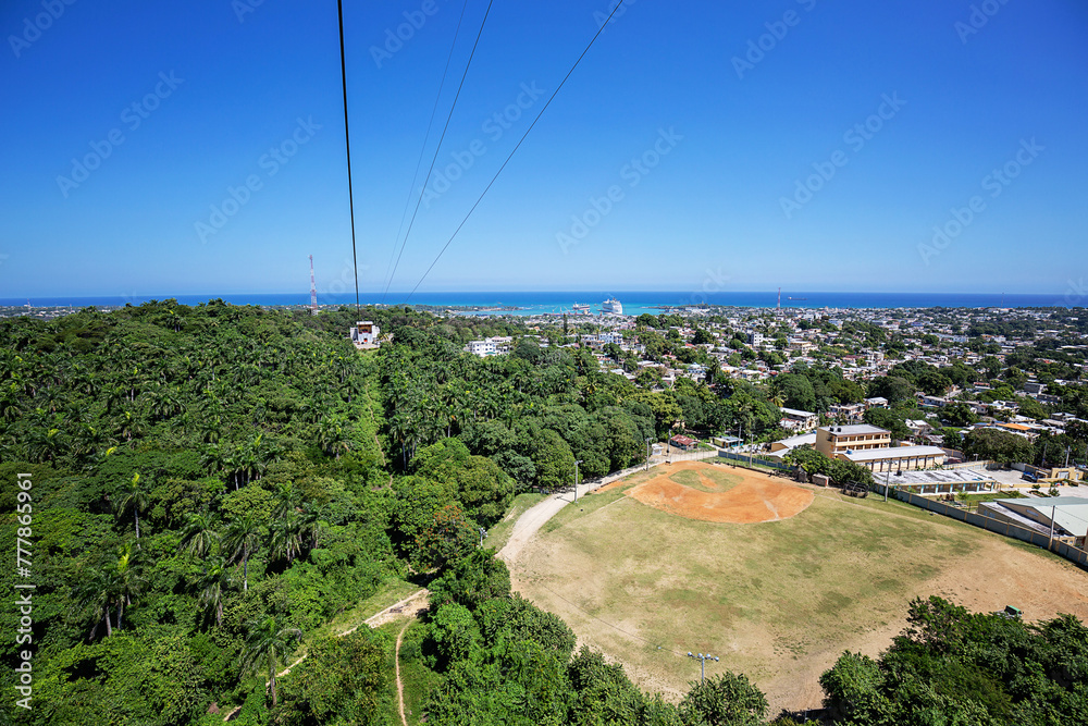 Teleferico in Puerto Plata, Dominican Republic, offers the visitor a ...