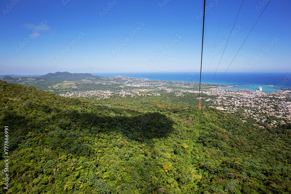 Teleferico in Puerto Plata, Dominican Republic, offers the visitor a ...