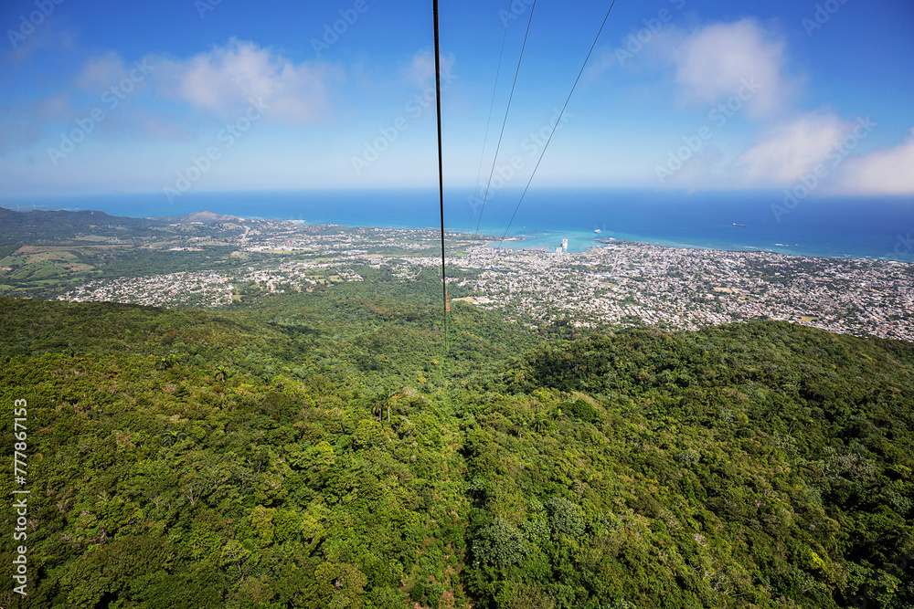 Teleferico in Puerto Plata, Dominican Republic, offers the visitor a ...