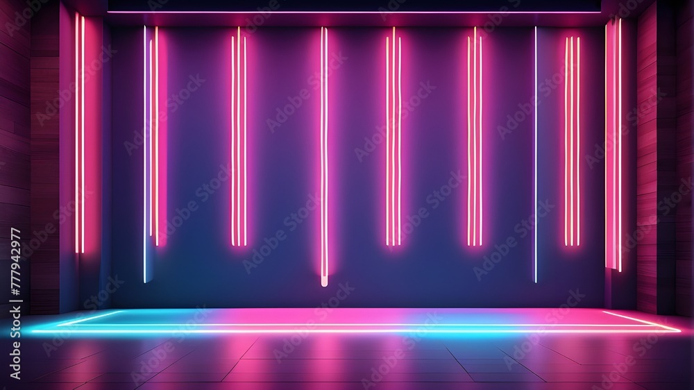 3D Blank TV Screen Design, Empty LCD Display for Home Theater, 3D Flat ...