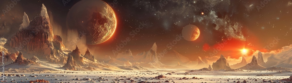 Mystical realms where every grain of sand is a remnant of ancient Stock ...