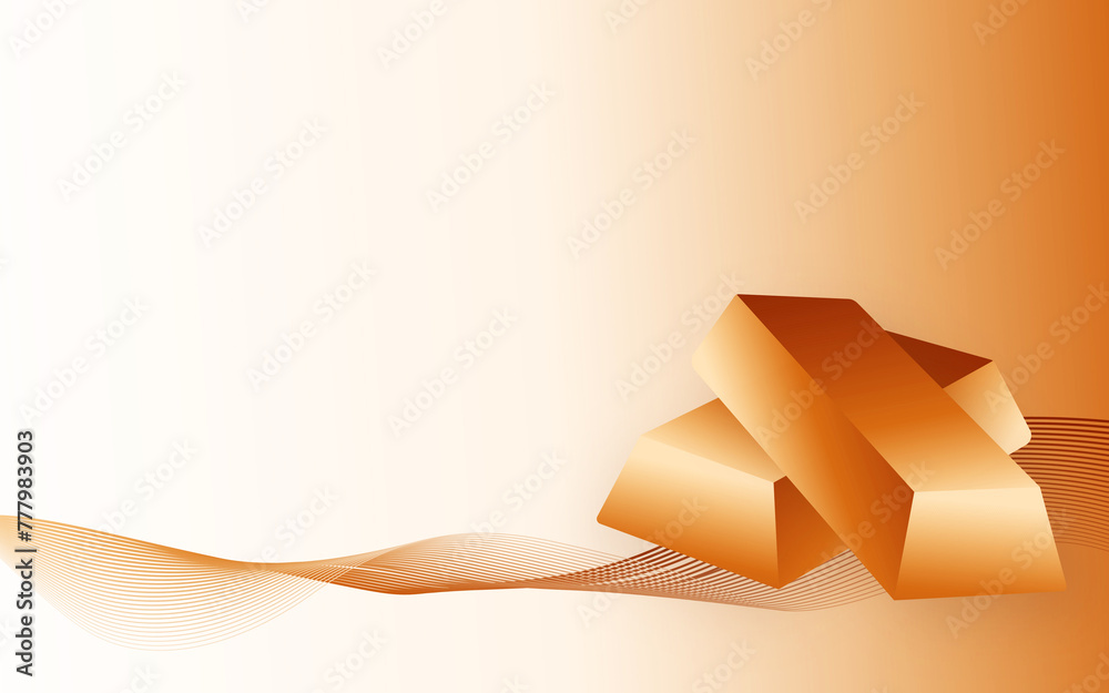 copper ingots stacked side by side. many shiny copper bricks Stock ...