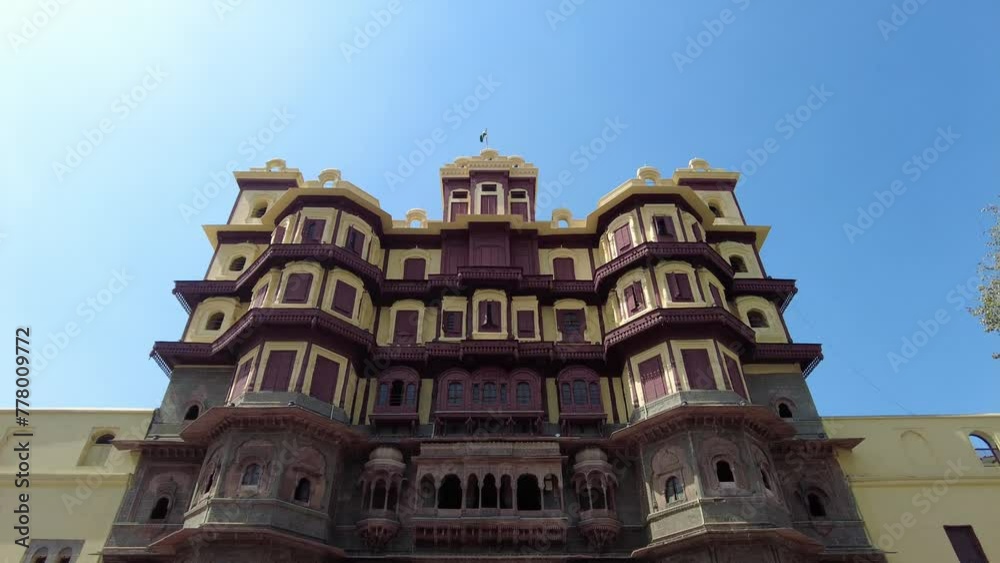 24 February 2024, Indore, India, Rajwada is a historical palace in ...