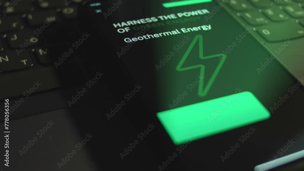 Vidéo Stock Harness the power of green energy. Geothermal Energy ...