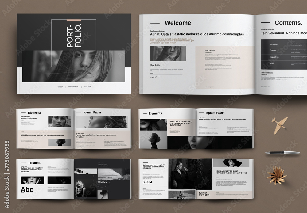 Portfolio Template Stock Template | Adobe Stock