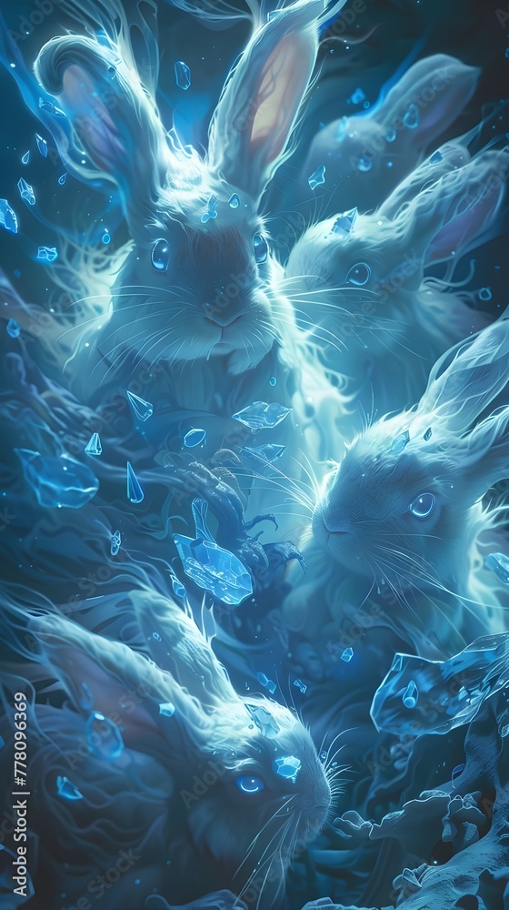 Spectral Rabbits Burrowing Through Cosmic Crystal Labyrinth Unearthing ...