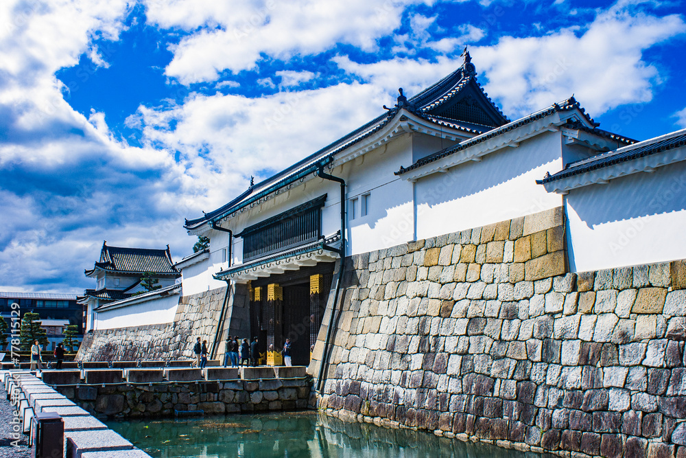 Historic Nijo Castle Higashi Otemon (Grand East Gate) Entrance ...