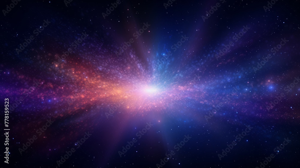Cosmic hyper zoom background with cosmic dust Stock Illustration ...