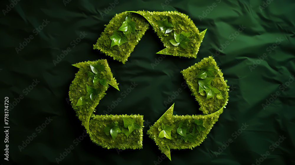 World environment day, environmental recycling symbol Stock ...