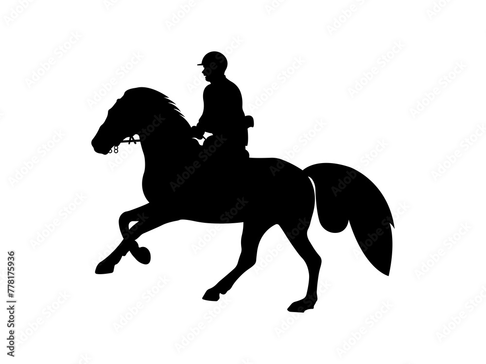 Horse Rider icon vector. Horse Rider vector design and illustration ...