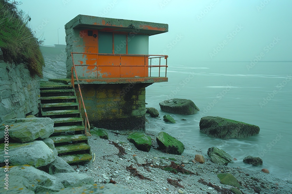 Emergency Coastal Monitoring Station Photo of a monitoring station ...