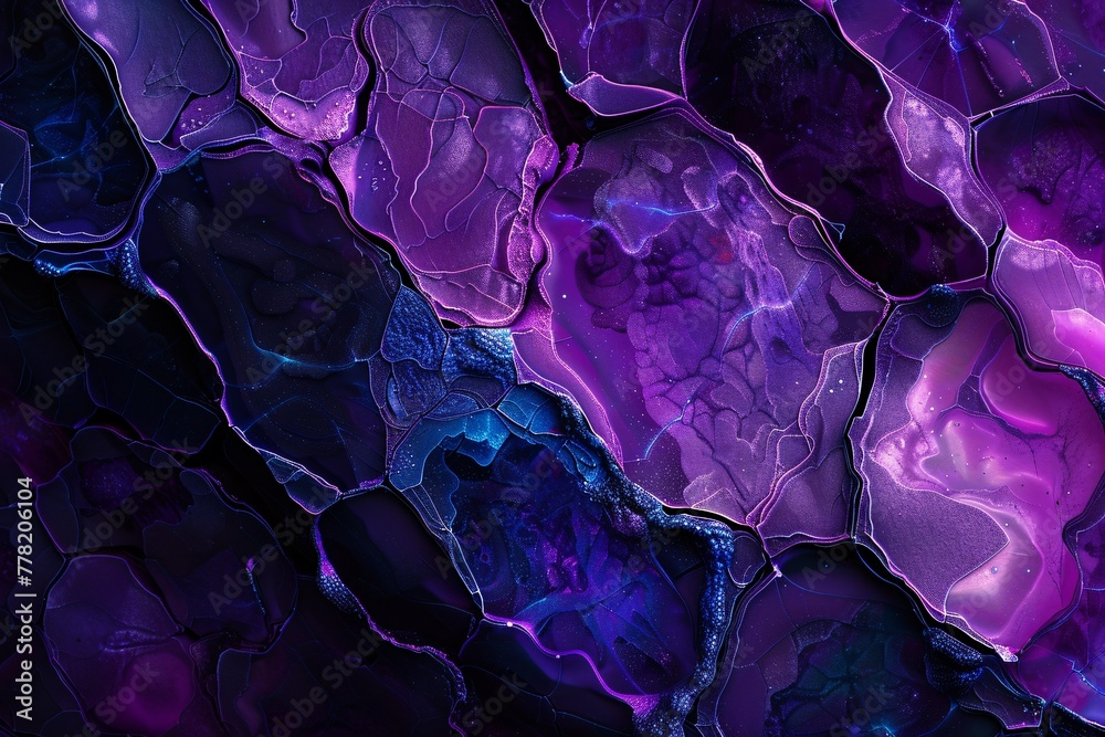 Macro photography of abdominal fat cells magnified to show the unique ...