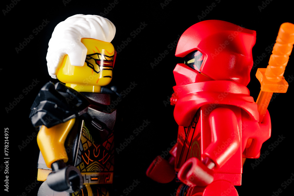 LEGO Ninjago series. Rapton the Leader of the Claws and Ninja Kai in ...