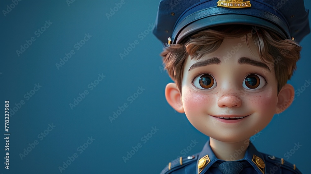 Police Officer's Son Assisting on Duty, Continuing the Family Tradition ...