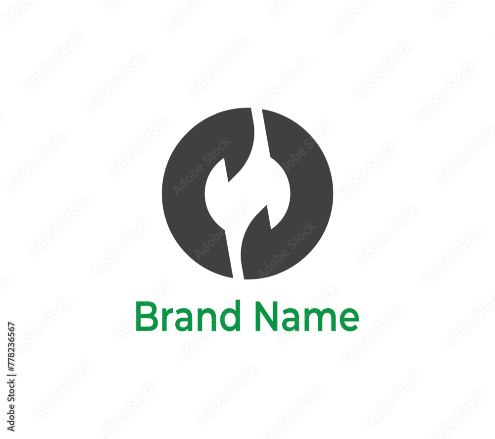 Simple logo. EPS file. Editable Color. CMYK Color mode. Free Font used ...