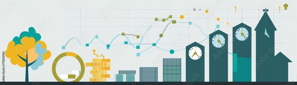 The Impact of Compound Interest Graphical representation showing how ...