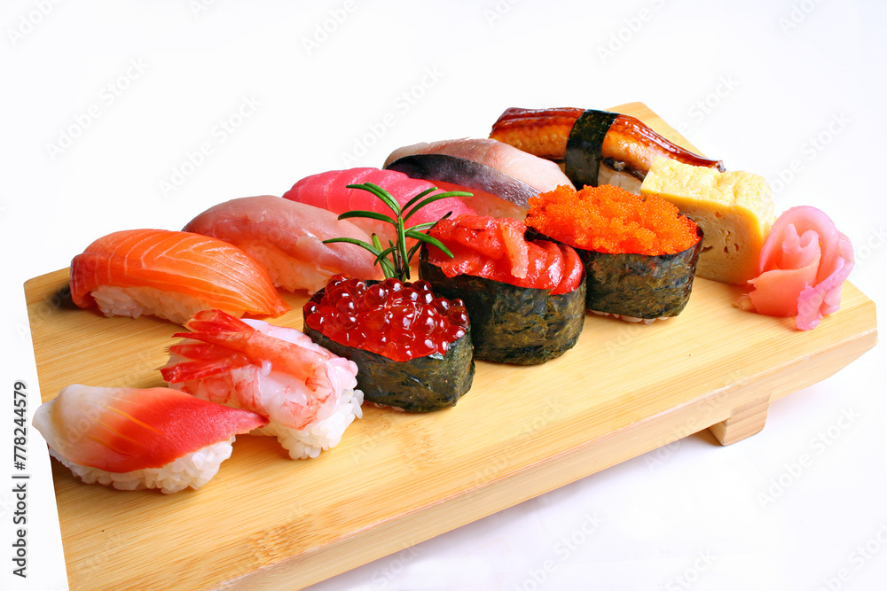 Yuki (Deluxe) Imported Tuna, Salmon, Yellowtail, sweet shrimp, octopus ...