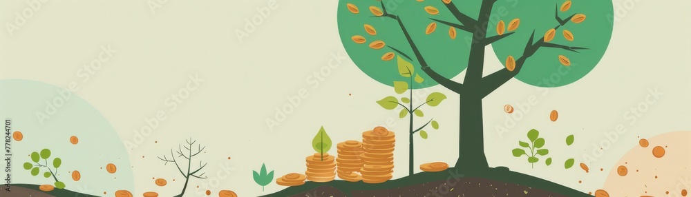 Educational infographic on the basics of compound interest ...