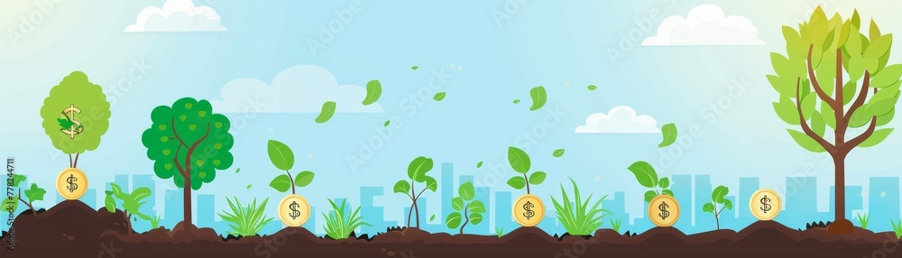 Educational infographic on the basics of compound interest ...