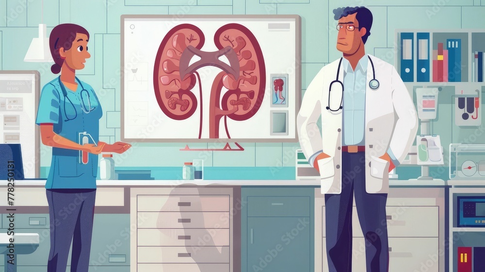 Kidney Failure Educational Highlighting Symptoms and Prevention ...
