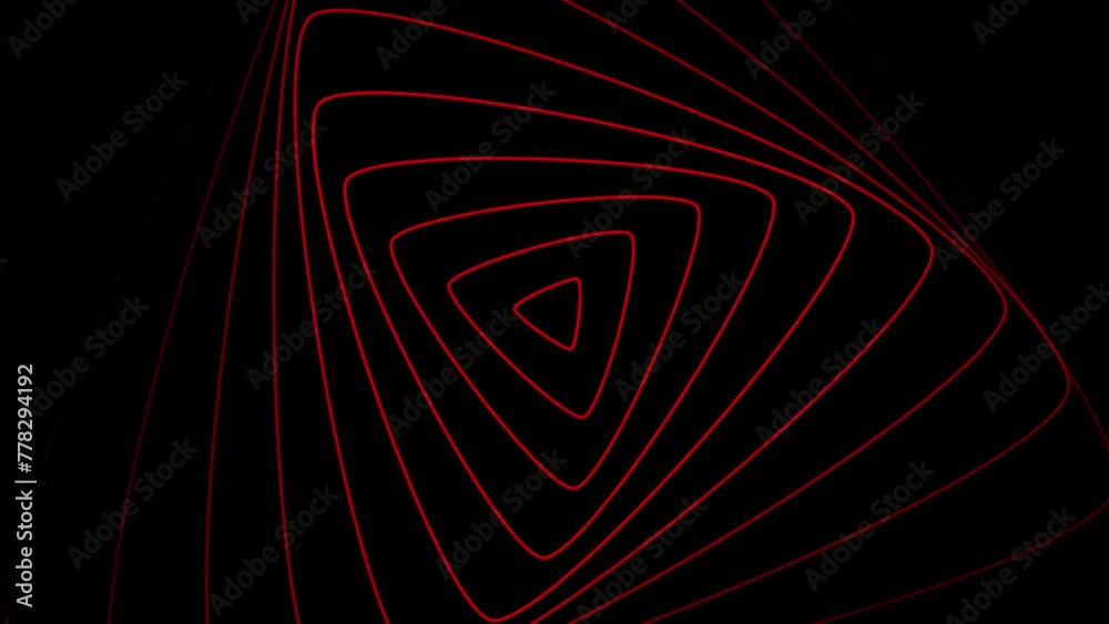 Abstract red background, background with triangle shapes. Neon triangle ...